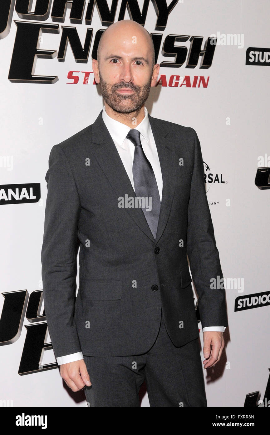 New York, USA. 23rd October, 2018. Director David Kerr attends the ...