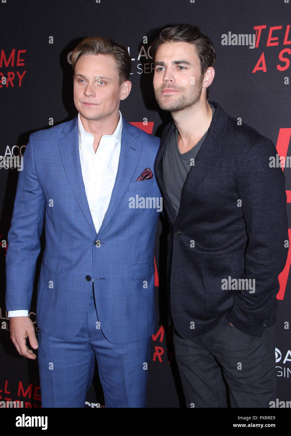 New York, NY, USA. 23rd Oct, 2018. Billy Magnussen, Paul Wesley at CBS ...