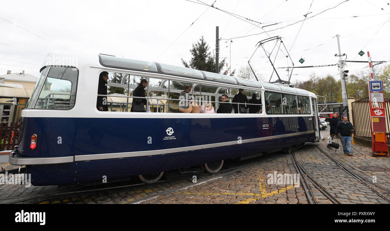 Prague, Czech Republic. 24th Oct, 2018. The Prague public transport ...