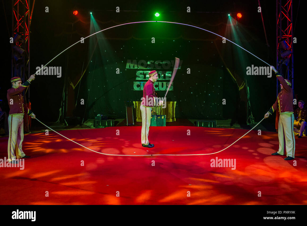 London, UK. 24th Oct 2018. Didyks Troop of bell boys with ropes ...