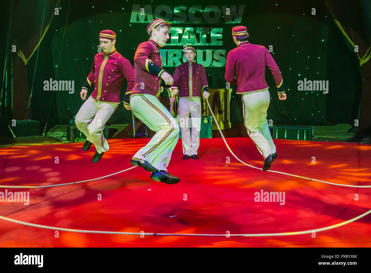 London, UK. 24th Oct 2018. Didyks Troop of bell boys with ropes ...