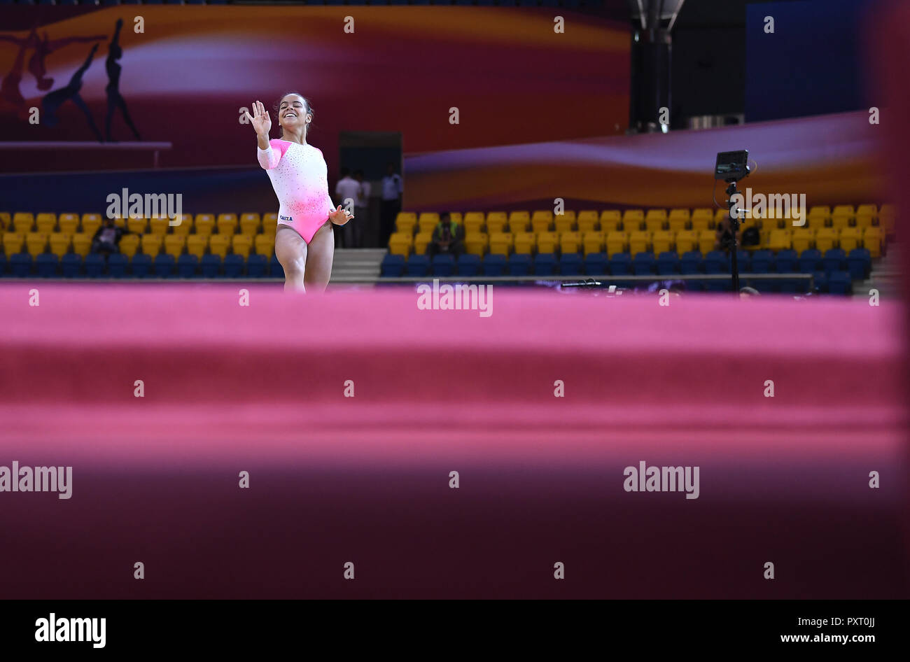 Doha, Qatar. 24th Oct 2018. Anna Julia Reis (Brazil) at the ground. GES ...