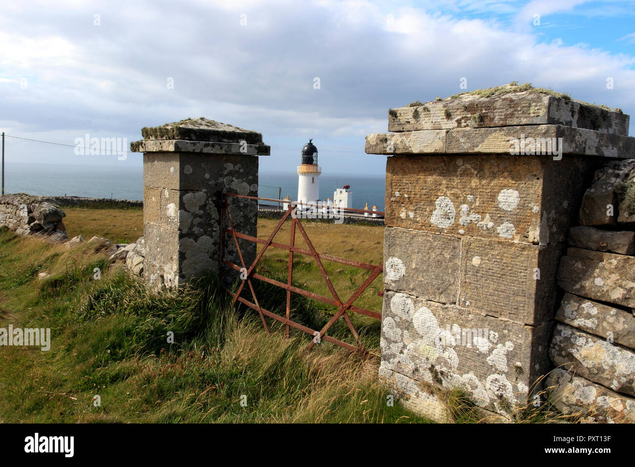 Dunnet Head Lighthouse, Scottish Highlands, Scotland, UK Stock Photo ...