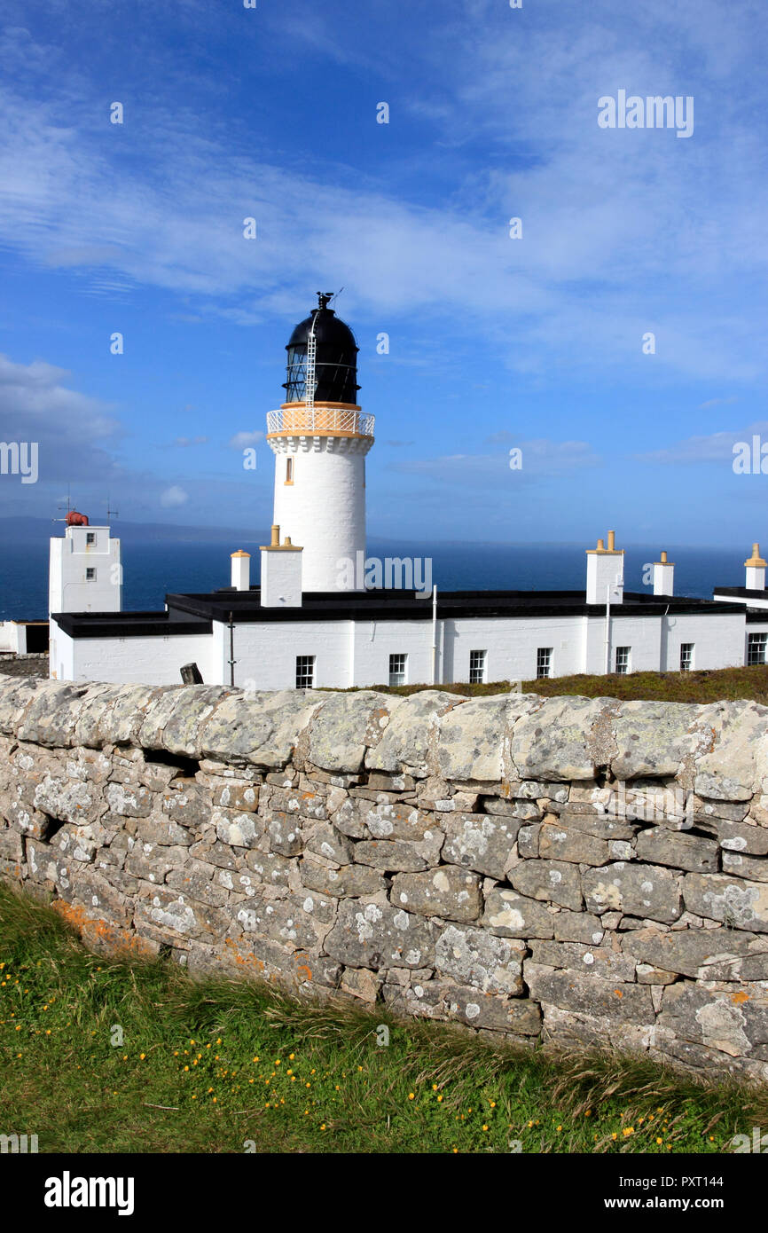 Dunnet Head Lighthouse, Scottish Highlands, Scotland, UK Stock Photo ...
