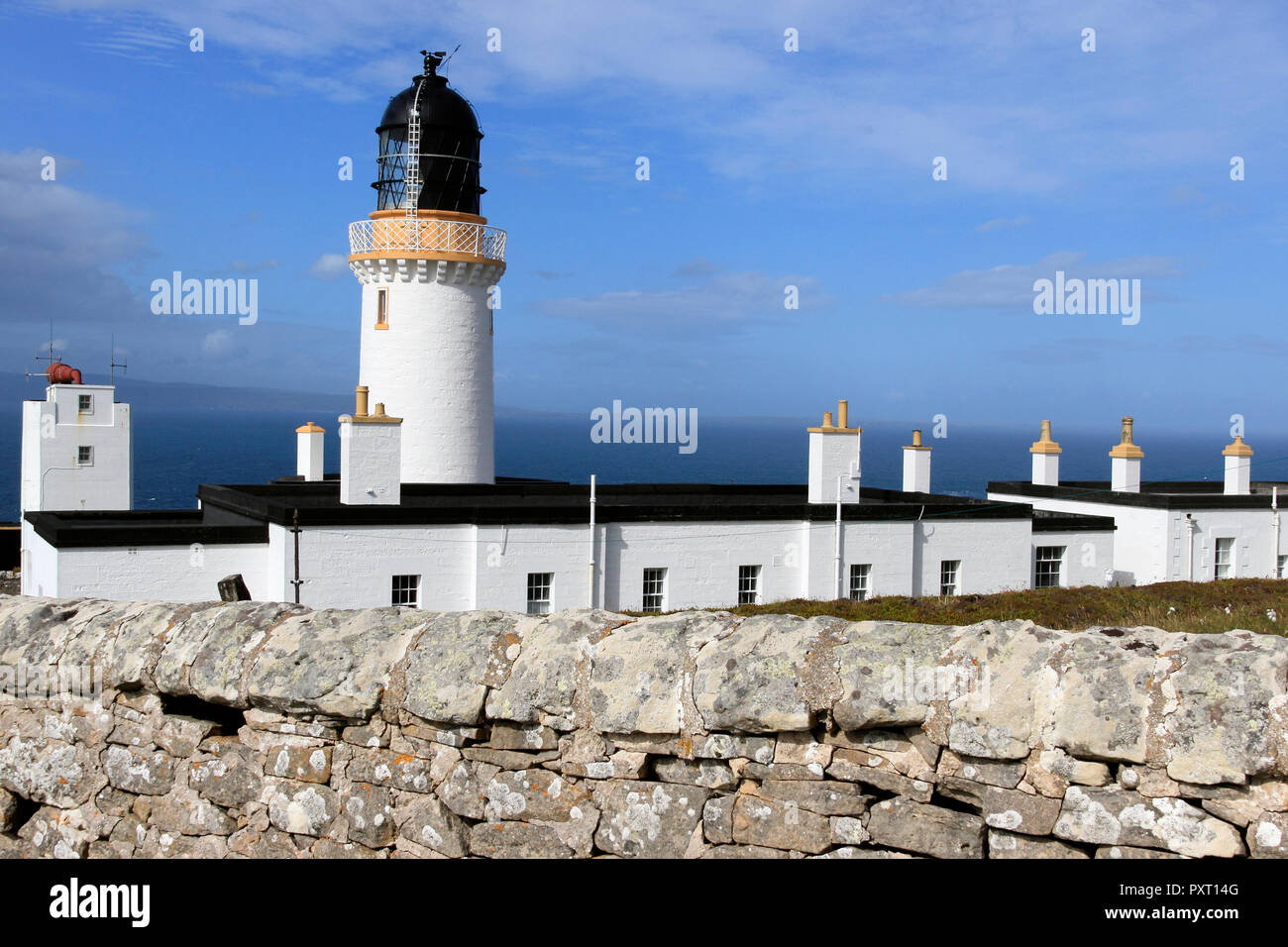 Dunnet Head Lighthouse, Scottish Highlands, Scotland, UK Stock Photo ...