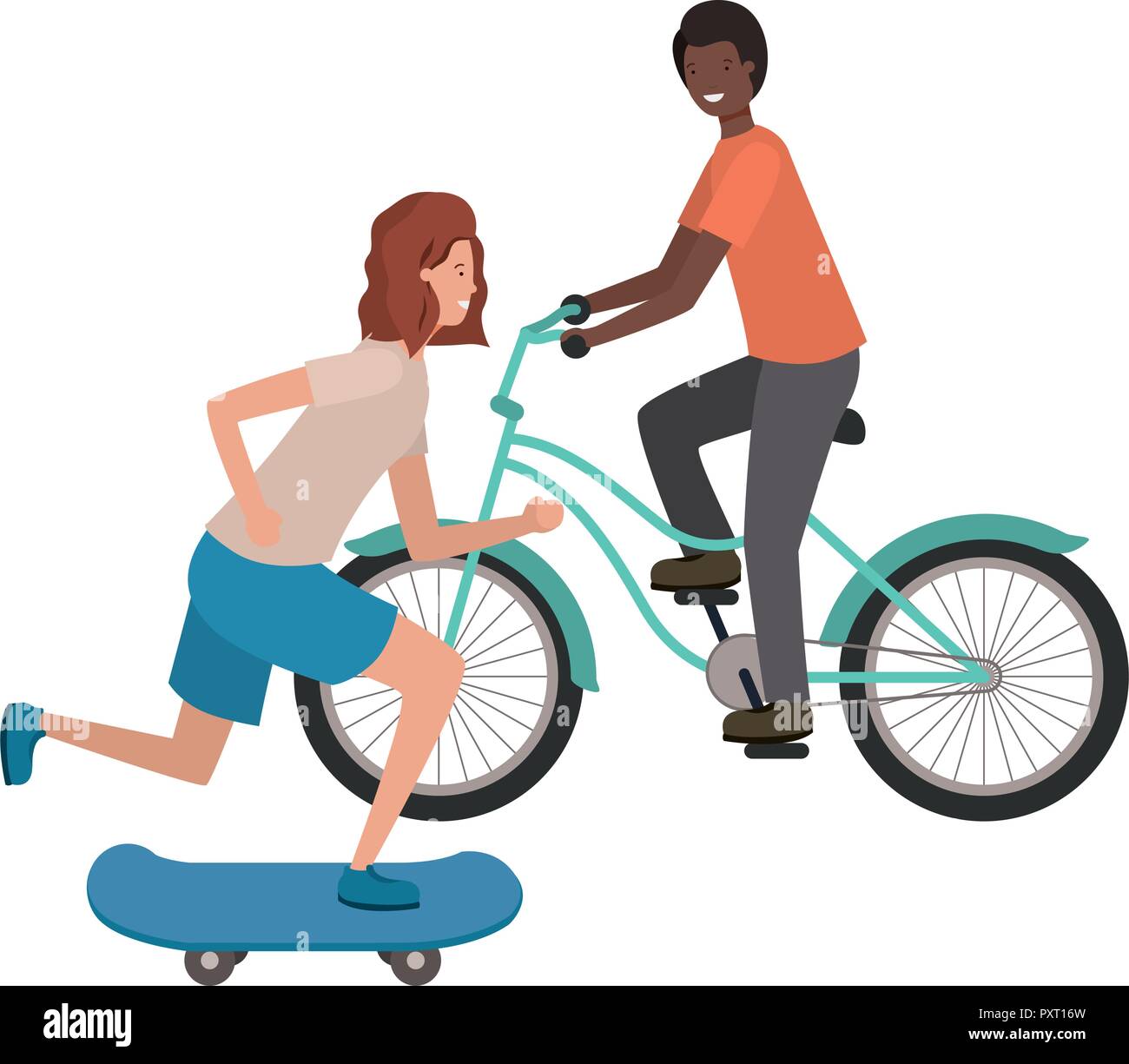 Teen portrait sport Stock Vector Images - Alamy