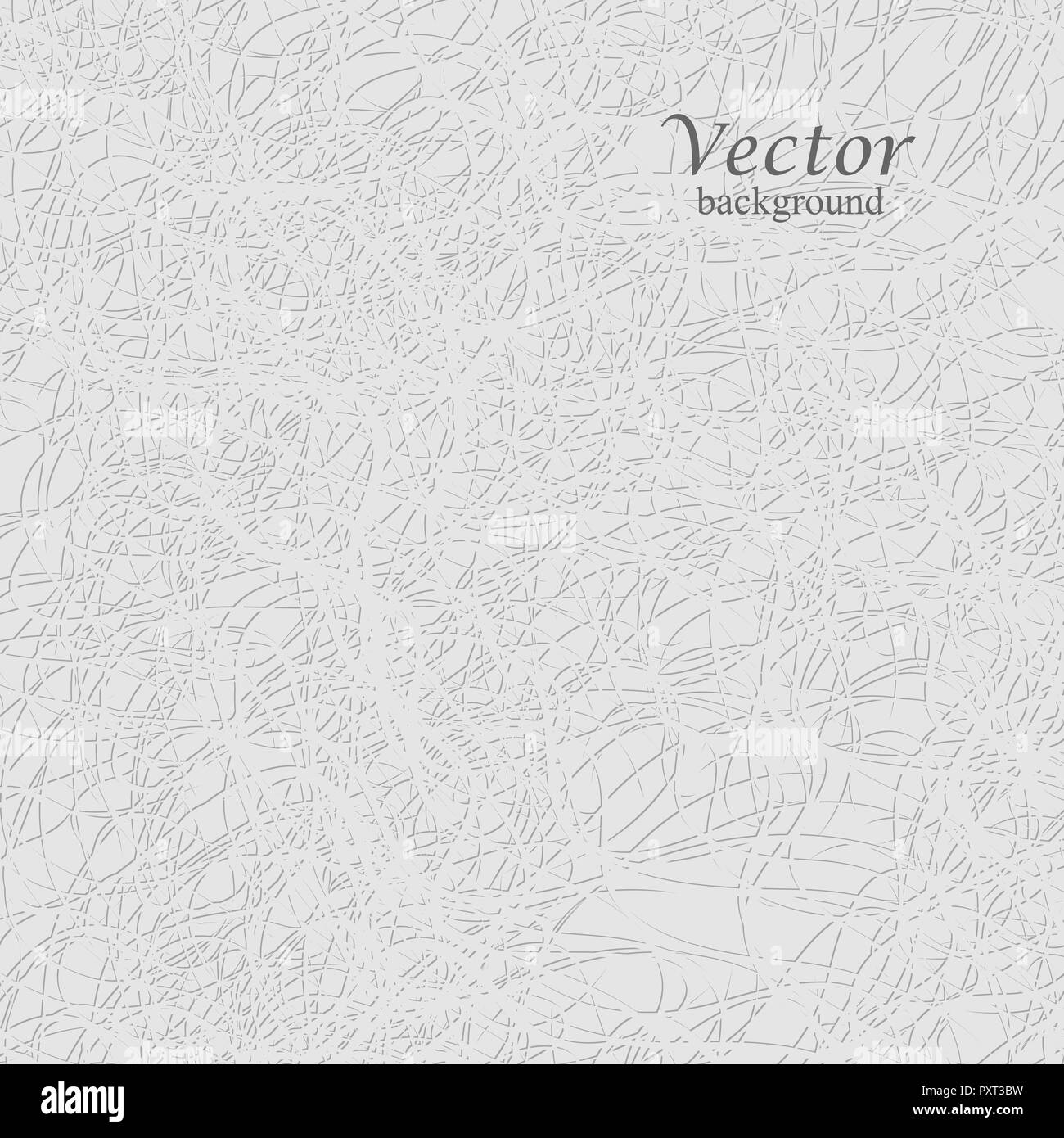 White thread on the gray background. Vector illustration Stock Vector ...