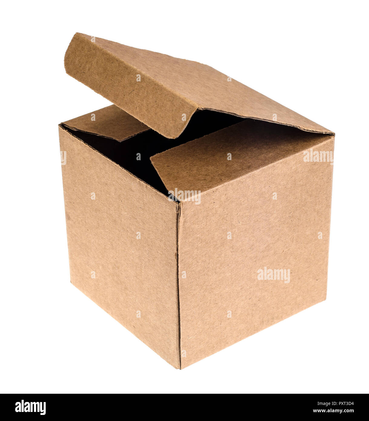 Small cardboard box isolated on white background. Studio Photo Stock ...
