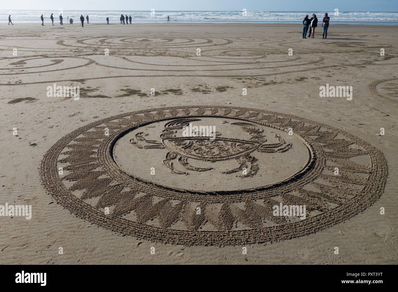 Walking labyrinth hi-res stock photography and images - Alamy