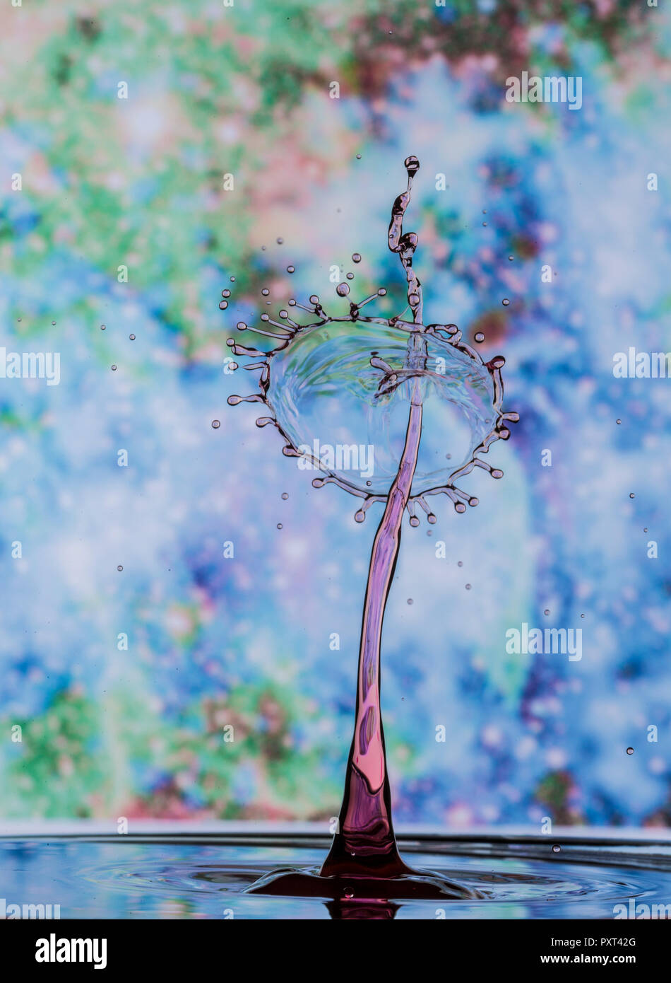 splash drop art water drops Stock Photo - Alamy