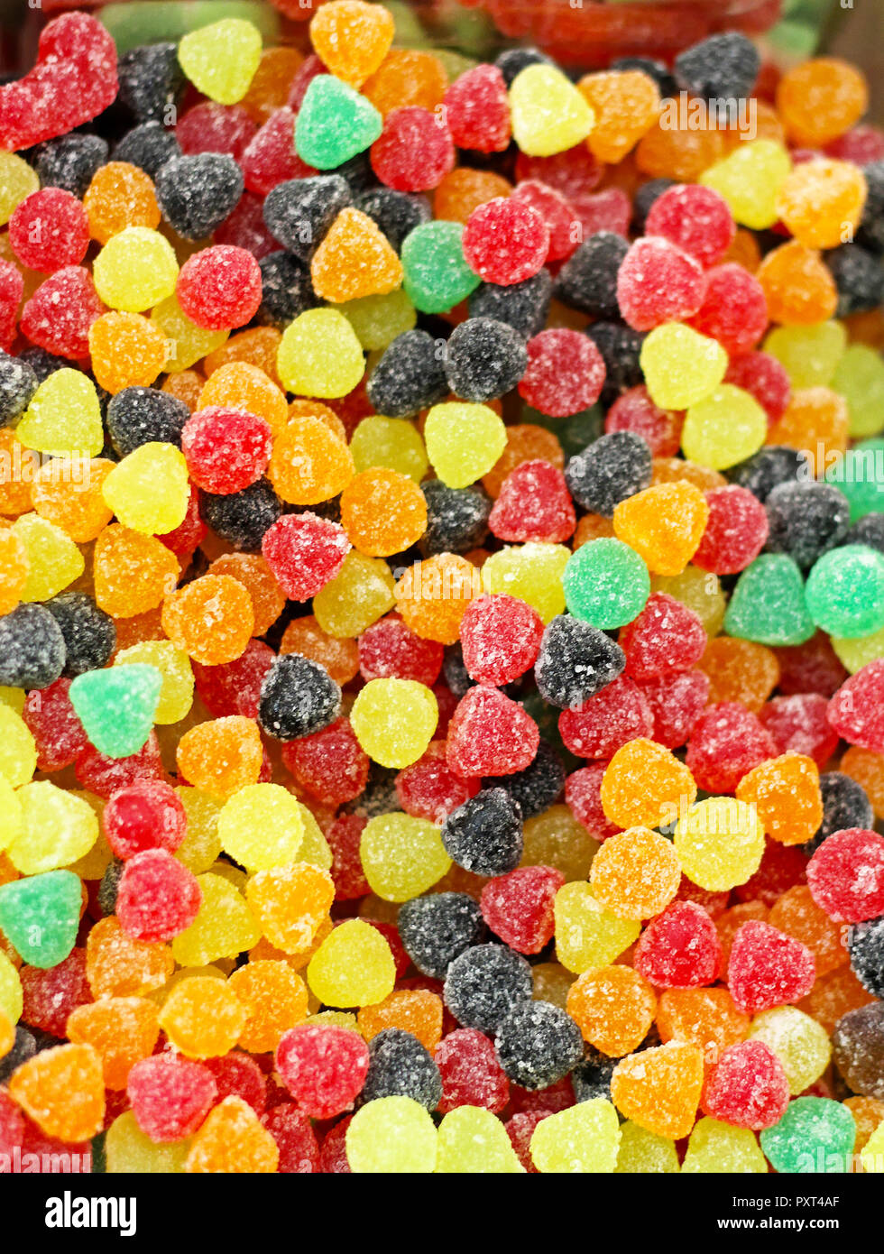 Big pile of colorful tasty gummy candies Stock Photo - Alamy