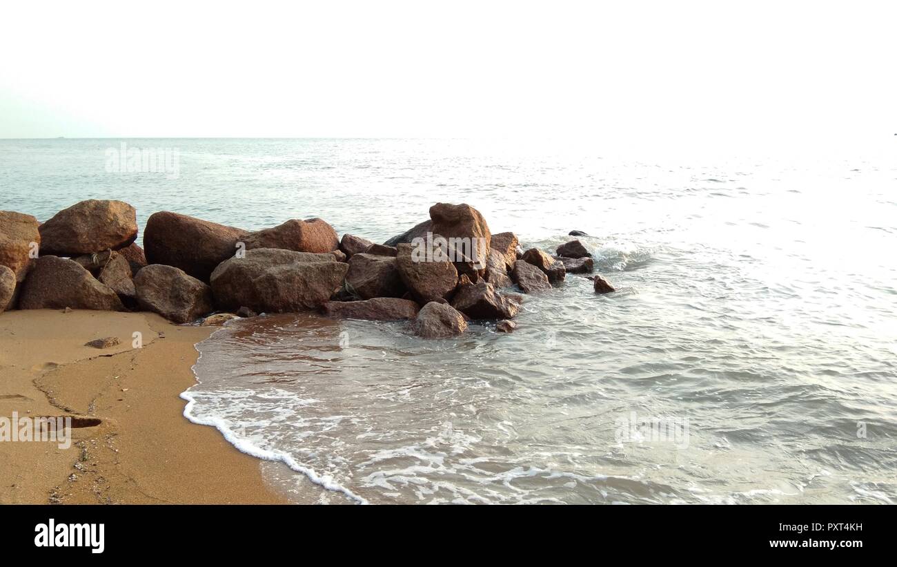 the stone beach Stock Photo - Alamy