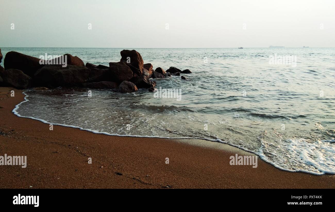 the stone beach Stock Photo - Alamy