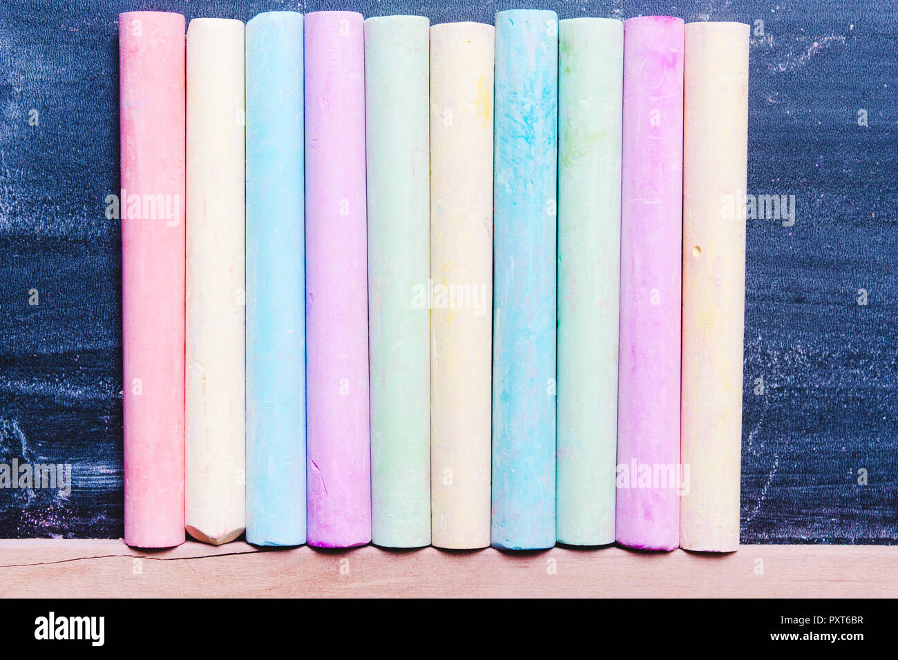 background of colorful pastel chalk. Concept art, creativity Stock ...