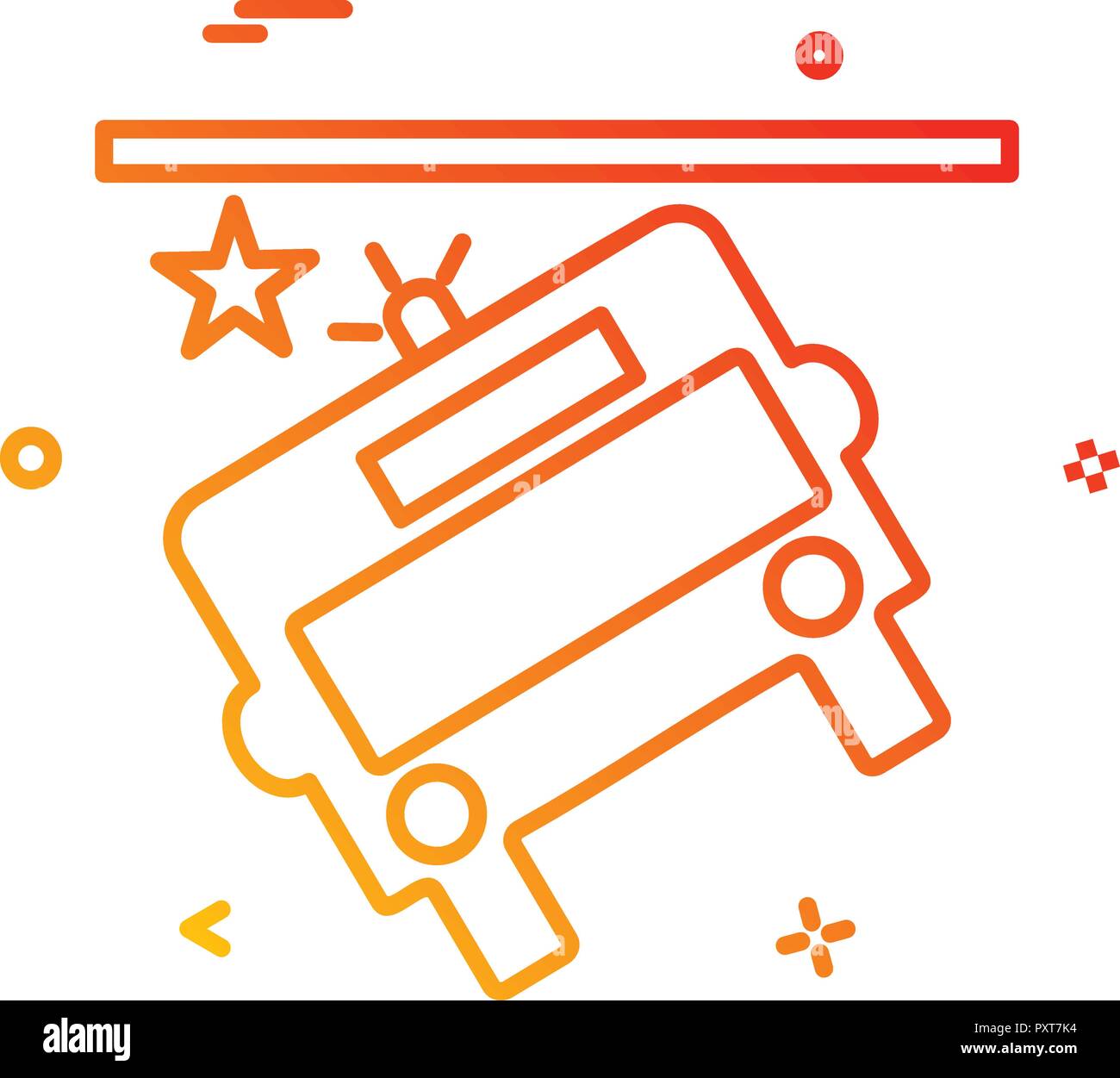 Accident carriage Stock Vector Images - Alamy