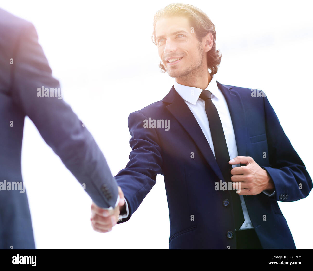 Welcome conversation hi-res stock photography and images - Alamy