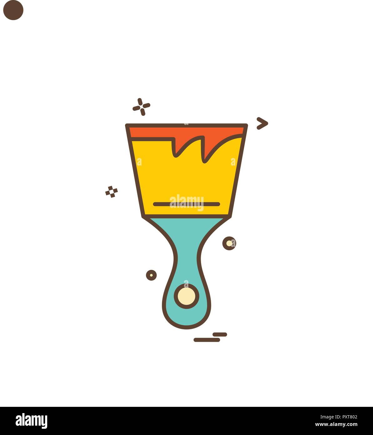 Bursh symbol hi-res stock photography and images - Alamy