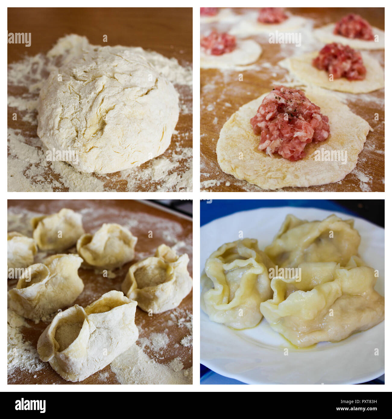 Collage dumplings hi-res stock photography and images - Alamy