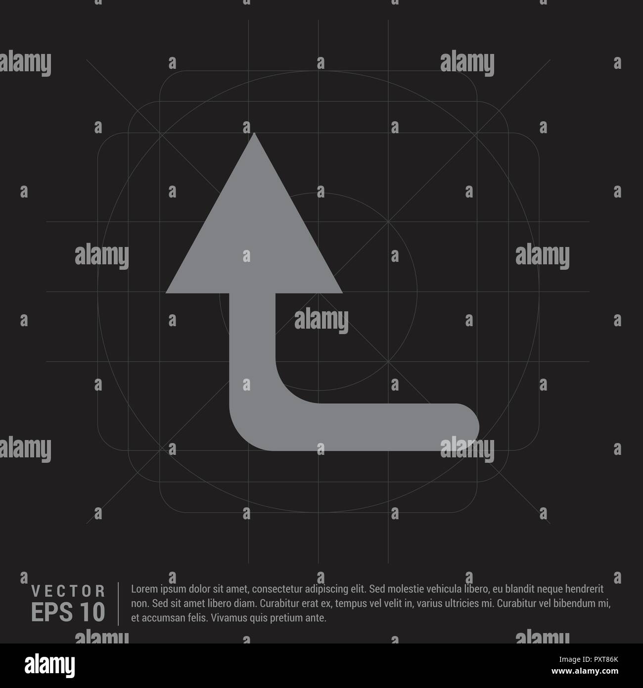 Upper Arrow Icon Stock Vector Image & Art - Alamy