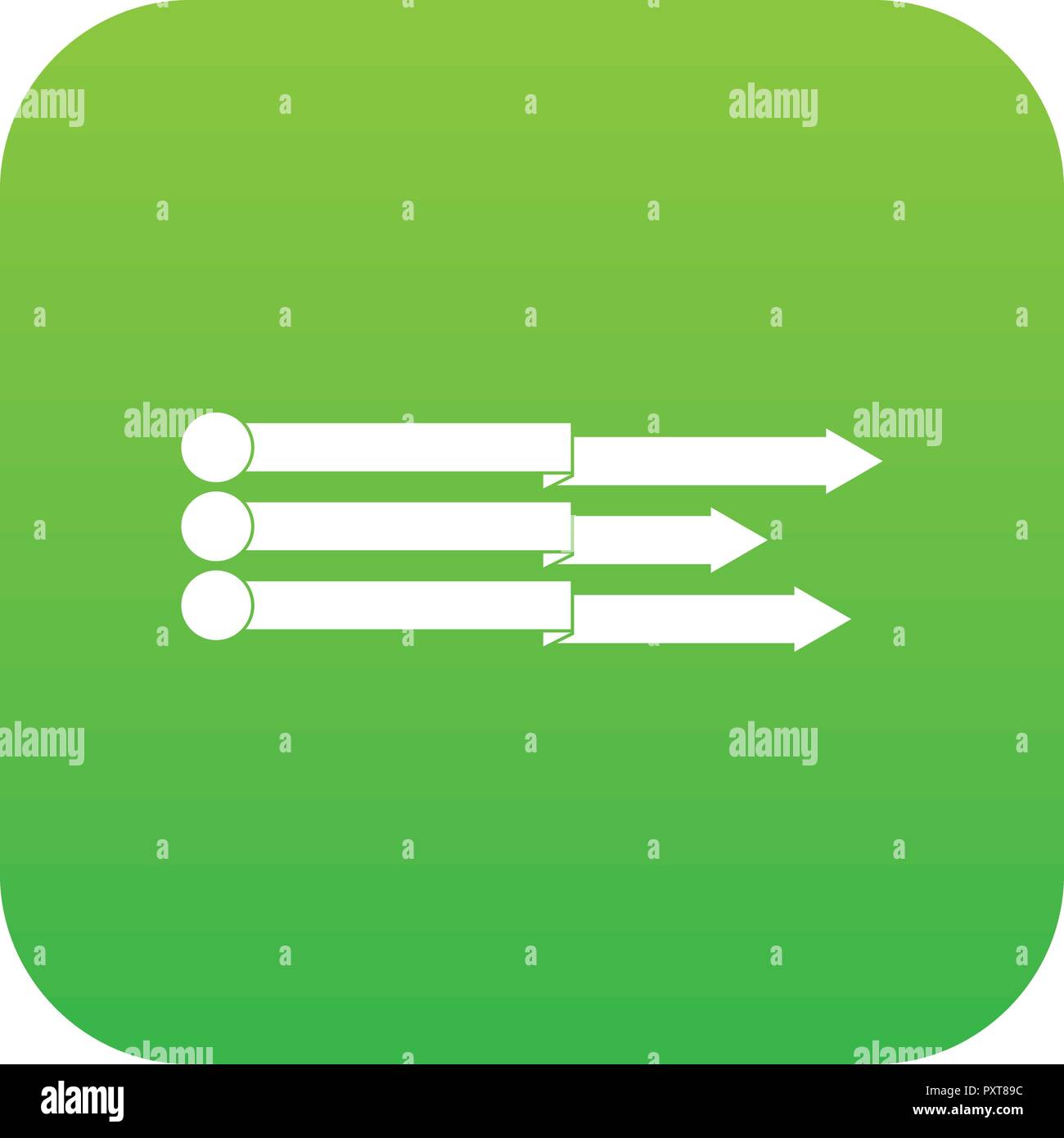 Infographic arrows icon digital green Stock Vector Image & Art - Alamy