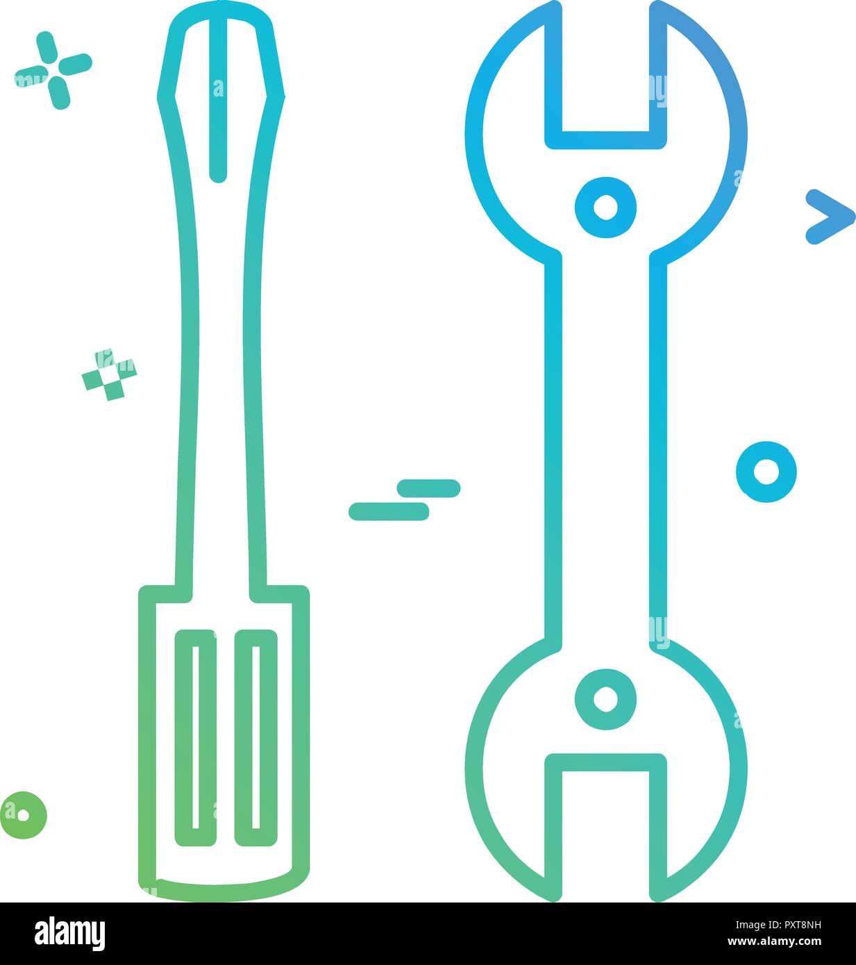 Hardware tools icon design vector Stock Vector Image & Art - Alamy