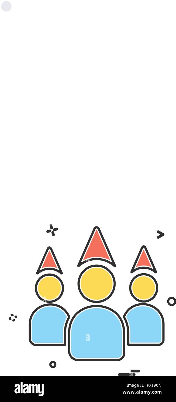 Group avatar icon design vector Stock Vector Image & Art - Alamy