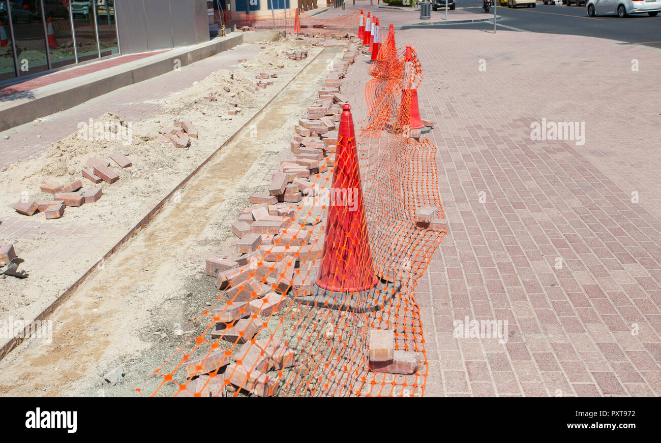 Safety cones hi-res stock photography and images - Alamy