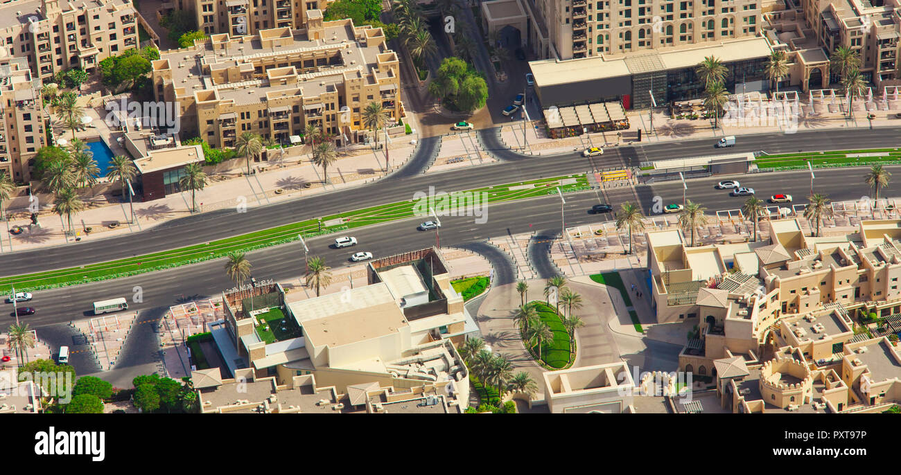 Modern road intersection in dubai hi-res stock photography and images ...