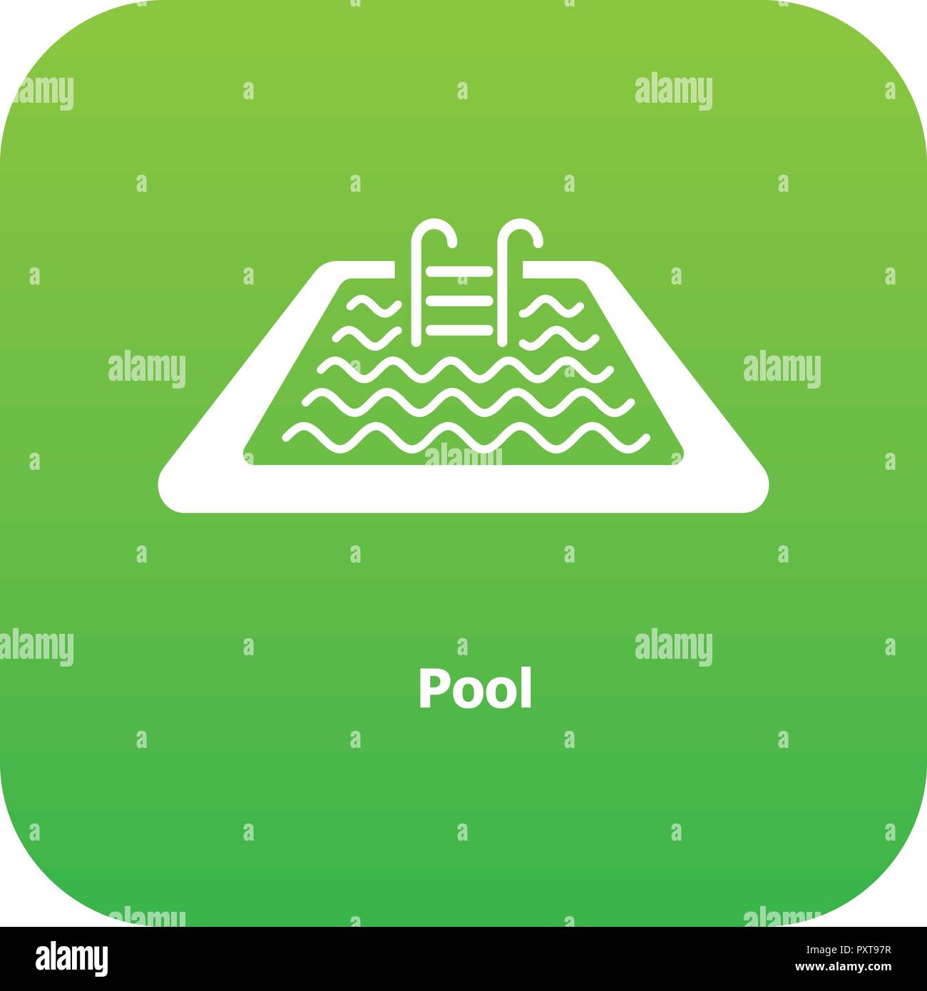 Pool icon green vector Stock Vector Image & Art - Alamy