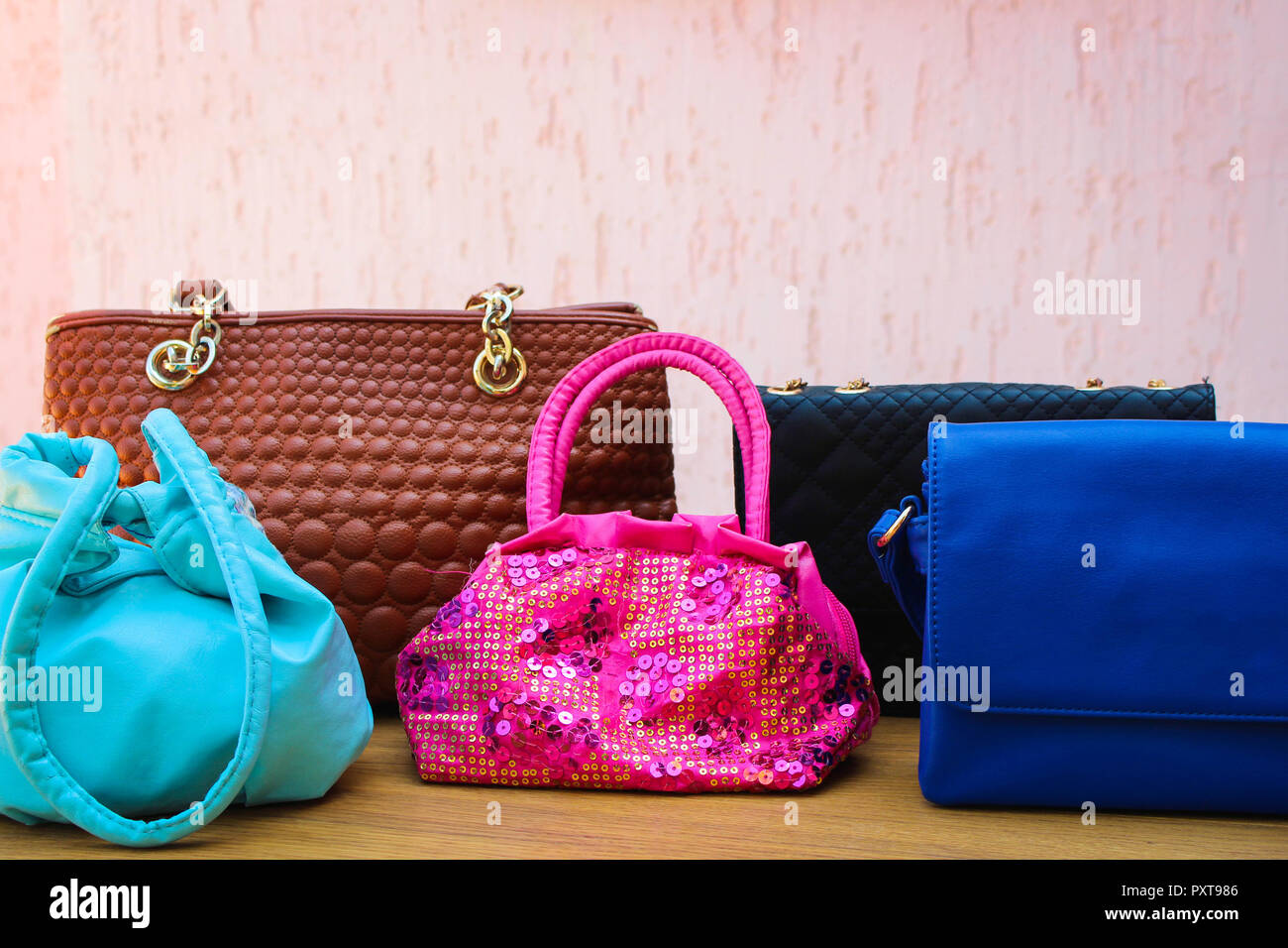 Handbags closeup hi-res stock photography and images - Alamy