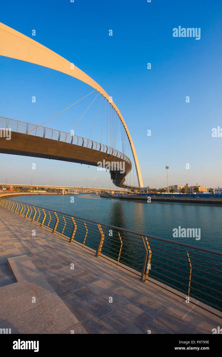 Tolerance Bridge in Dubai city, UAE Stock Photo - Alamy