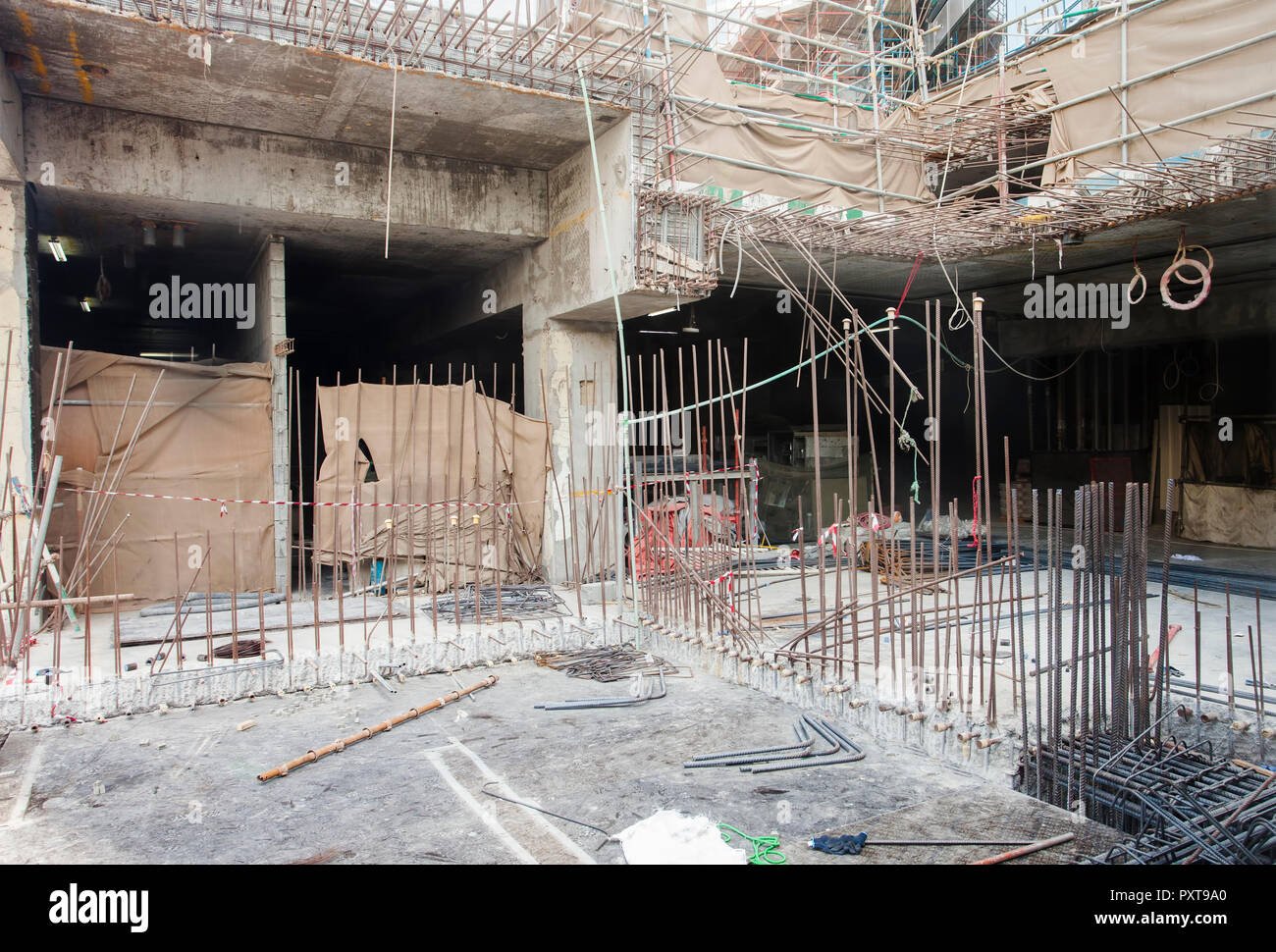 construction site for new building Stock Photo - Alamy