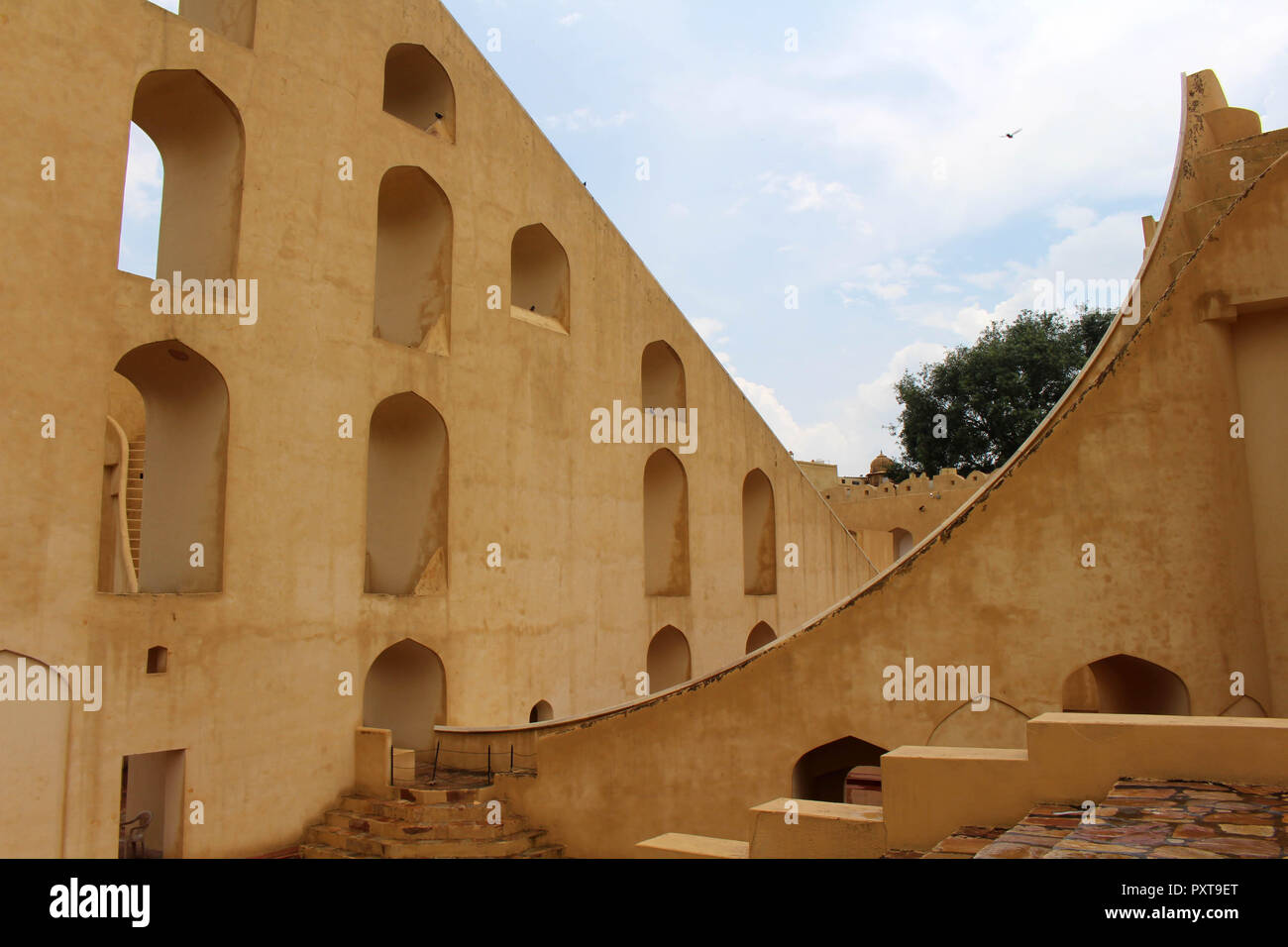 Jantar Mantar Observatory in Jaipur, consists of architectural ...