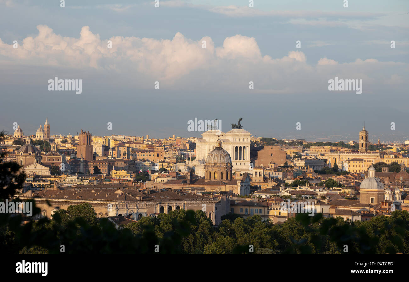 Rome view from janiculum terrace hi-res stock photography and images ...
