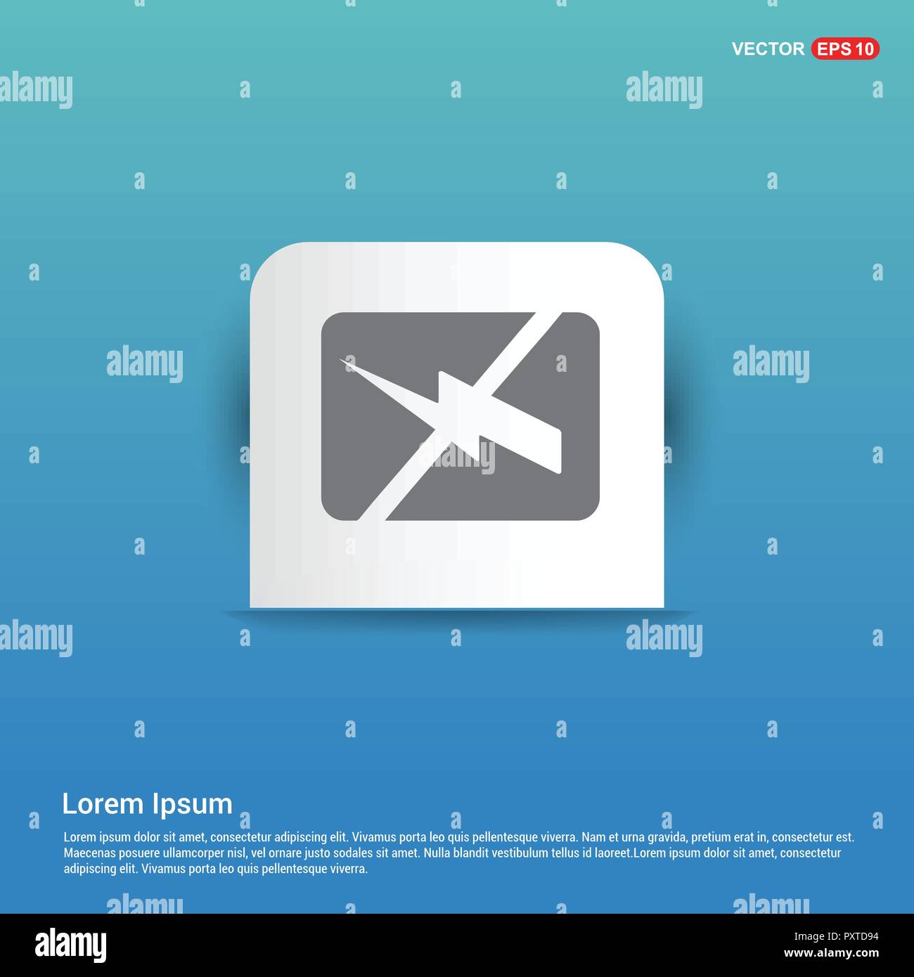 Battery Charge Icon - Blue Sticker button Stock Vector Image & Art - Alamy