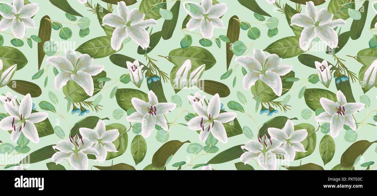 Lily plants Stock Vector Images - Alamy