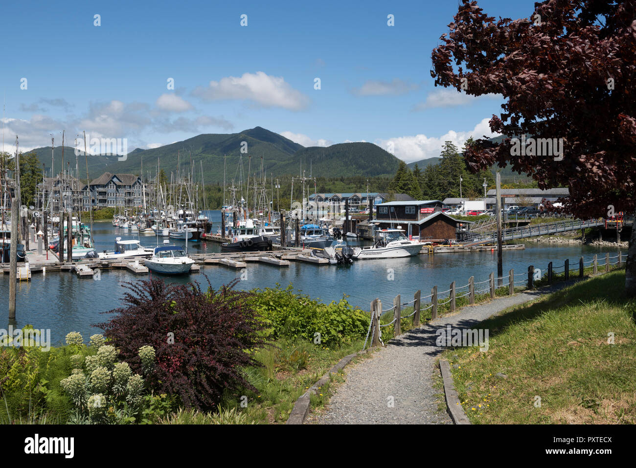 Ucluelet harbour ucluelet vancouver island hi-res stock photography and ...
