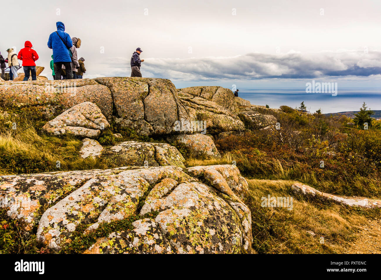 Cadillac Mountain Acadia National Park Mount Desert Island, Maine, USA ...