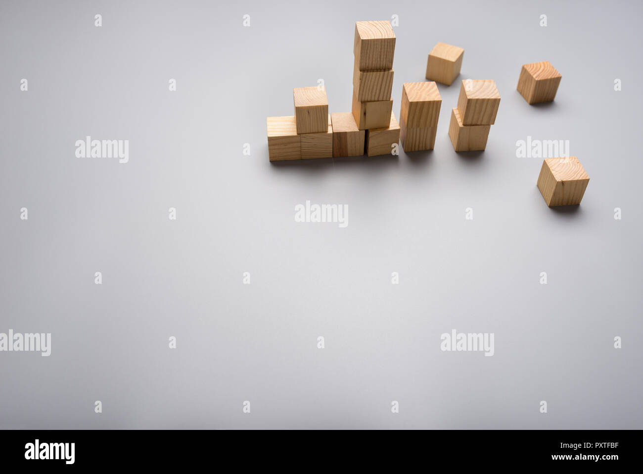 Wooden blocks stacked hi-res stock photography and images - Alamy