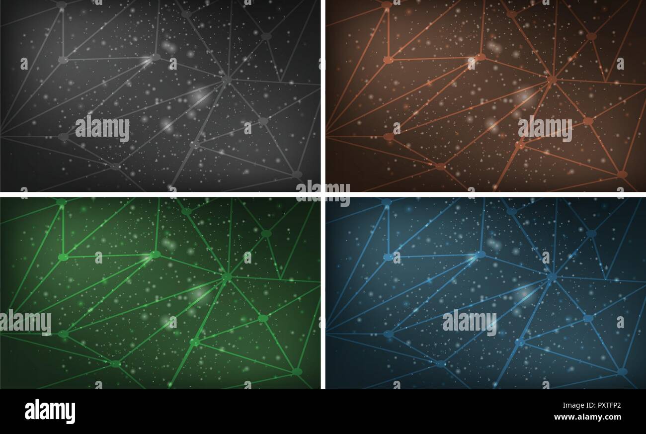 Four background texture with lines illustration Stock Vector Image ...