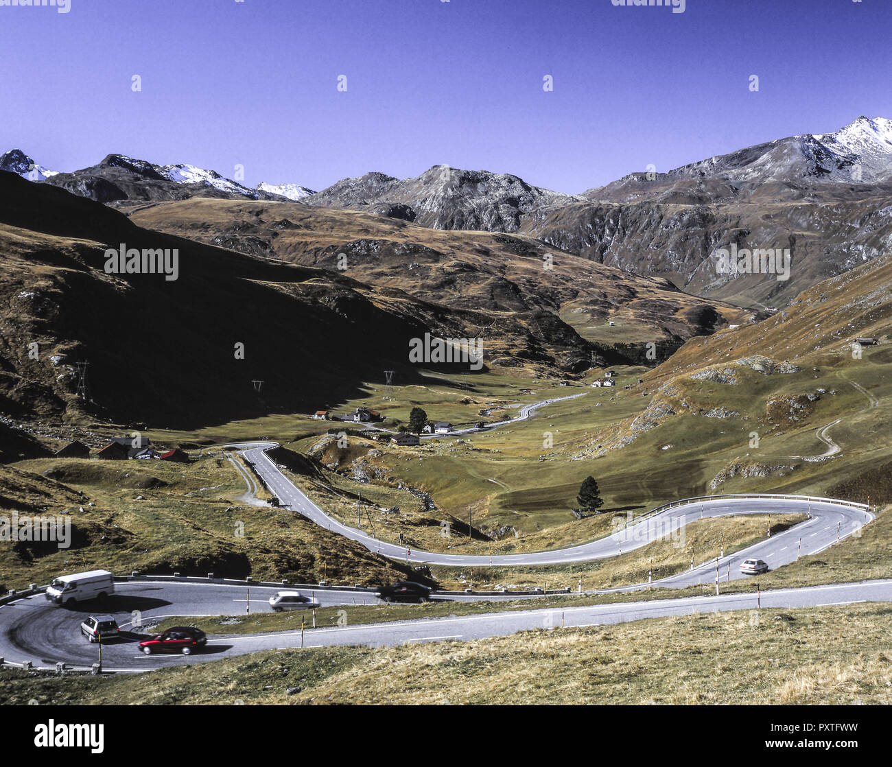 Julierpass road hi-res stock photography and images - Alamy