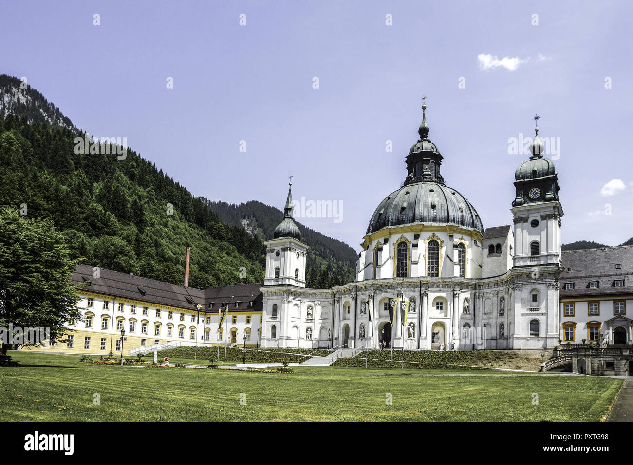Deutschland, Bayern, Oberbayern, Werdenfelser Land, Kloster Ettal ...