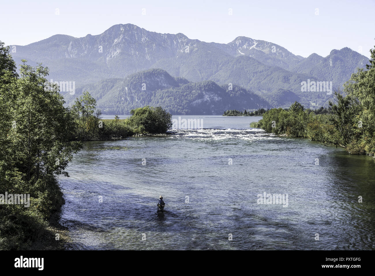 Lake kochelsee river loisach hi-res stock photography and images - Alamy