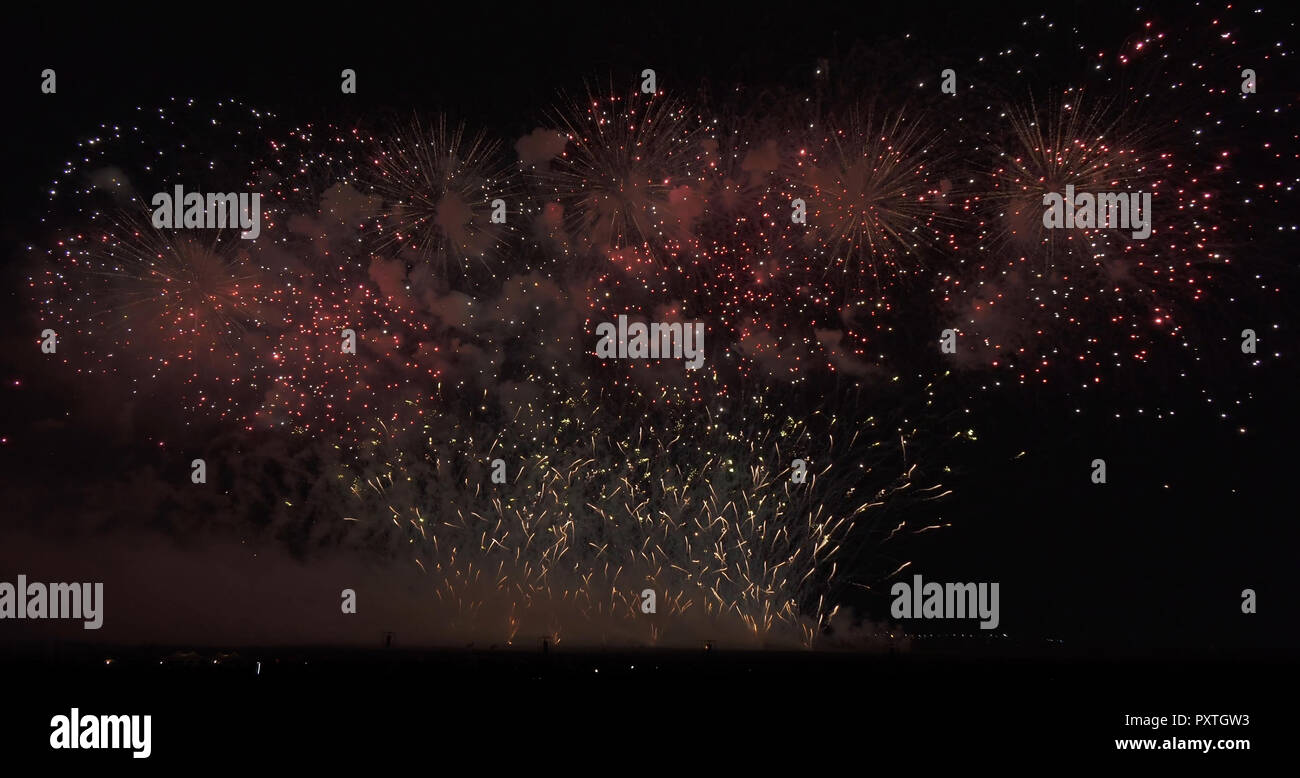 Animation fireworks stars on black hi-res stock photography and images ...