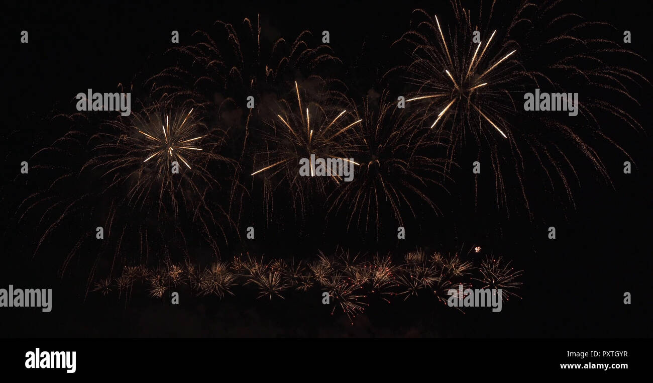 Animation fireworks stars on black hi-res stock photography and images ...