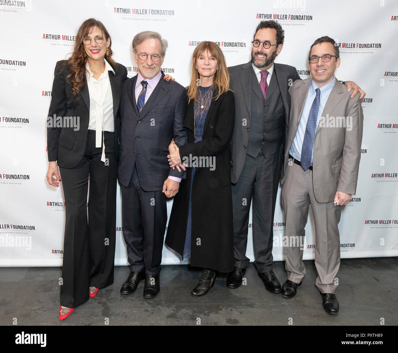 Rebecca Miller, Steven Spielberg, Kate Capshaw, Tony Kushner, Mark ...