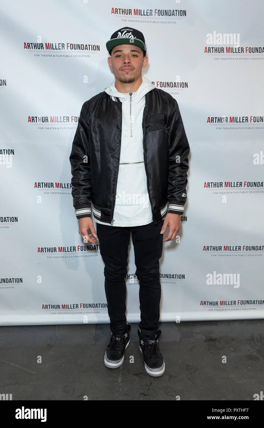 New York, United States. 22nd Oct, 2018. Anthony Ramos attends 2018 ...