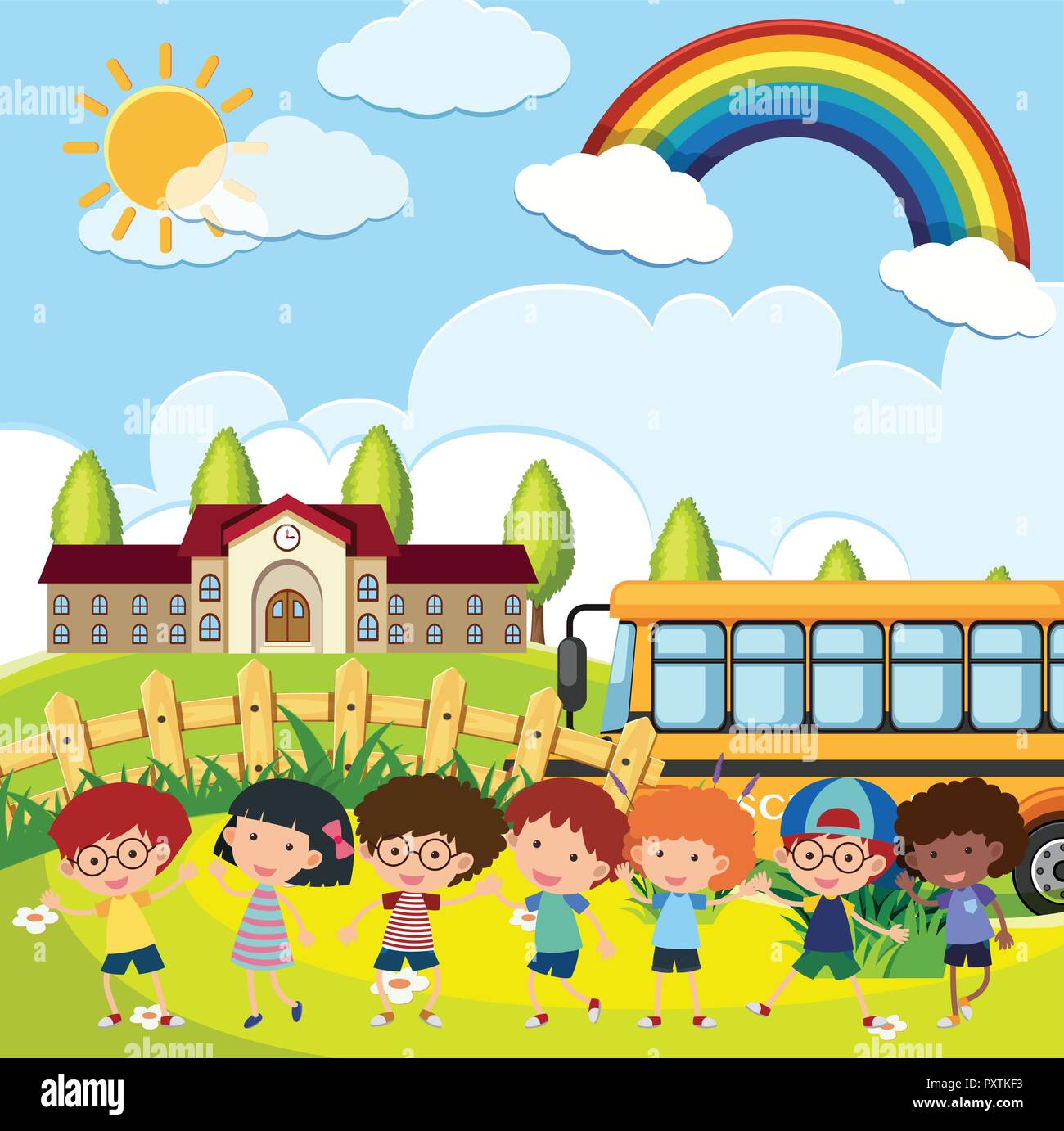 School clipart hi-res stock photography and images - Alamy