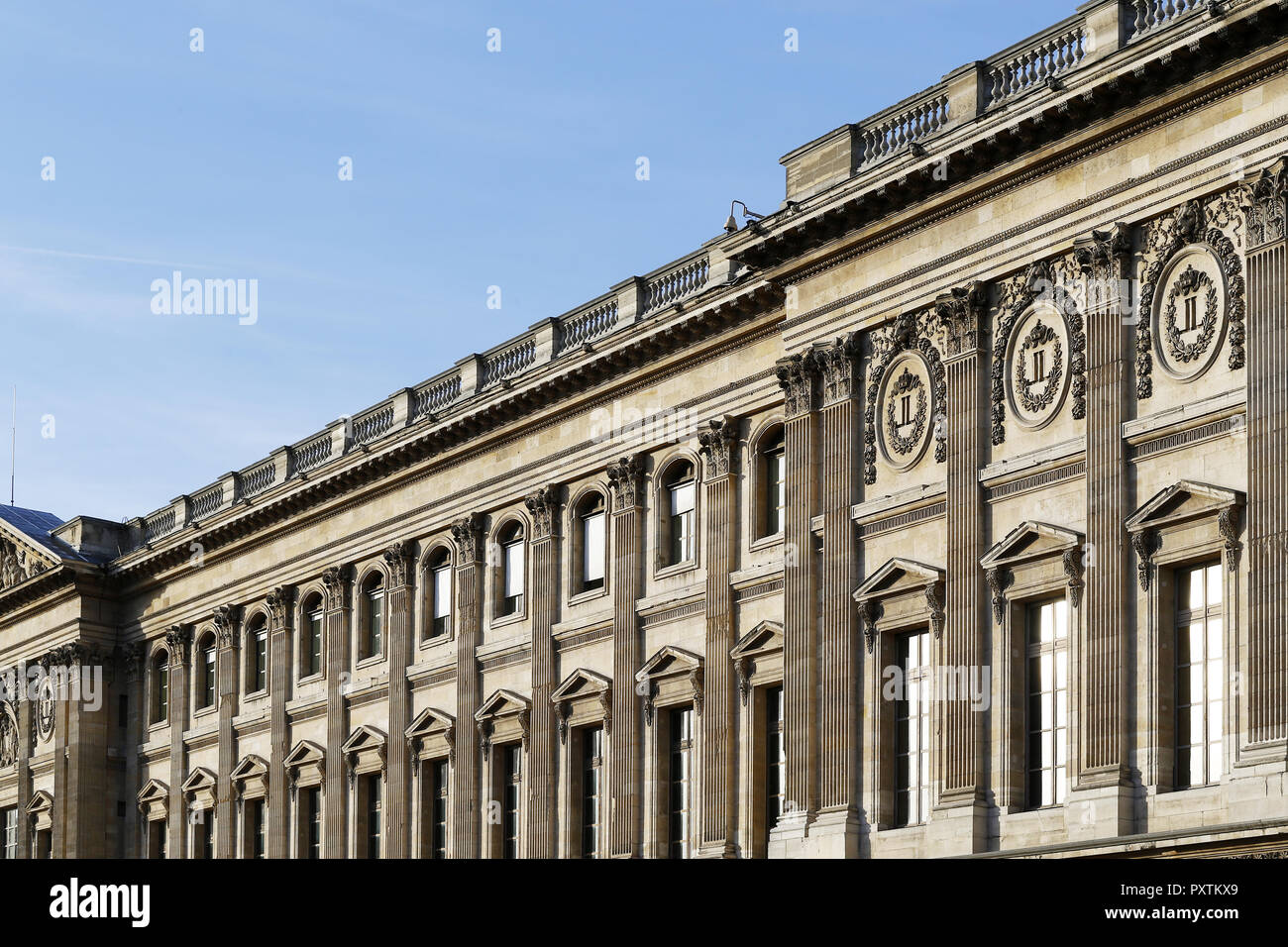 Le Louvre Palace - Paris - France Stock Photo - Alamy