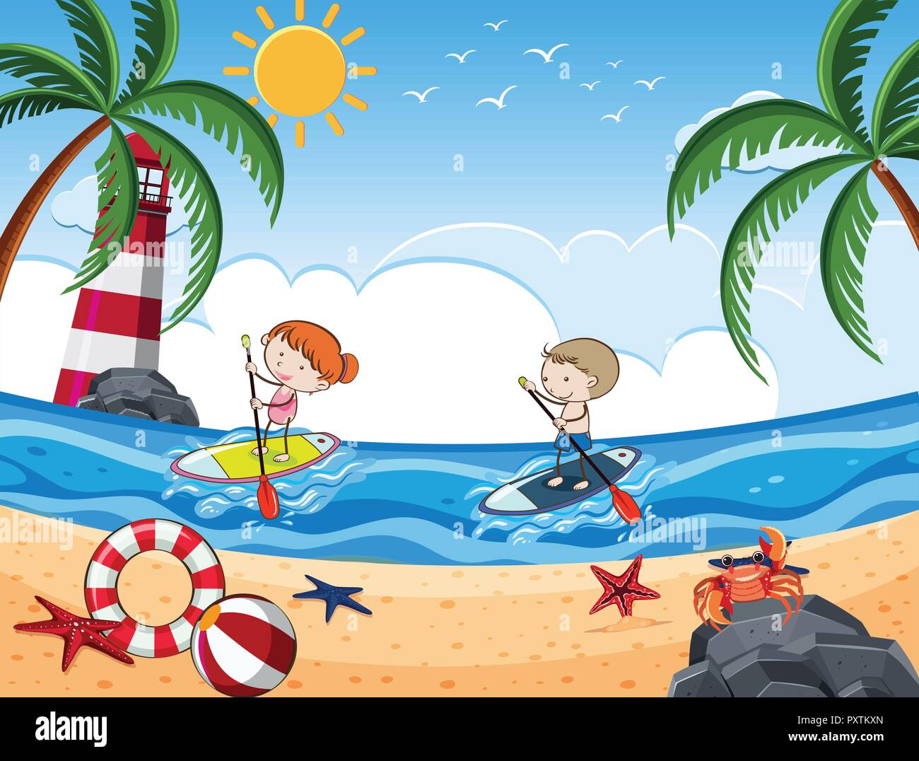 Sup Paddle Clip Art